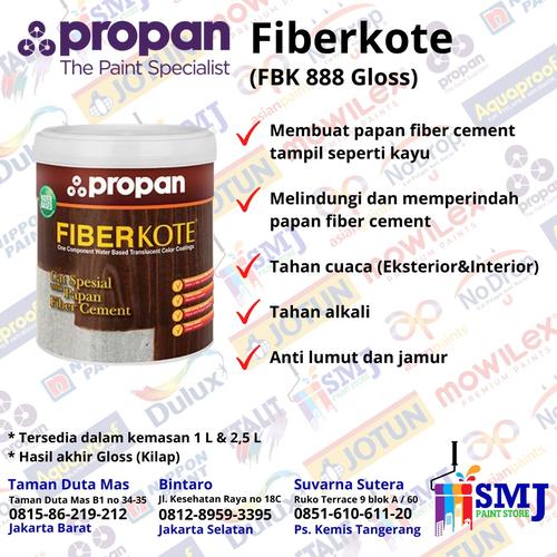 Jual Cat Listplank GRC Conwood PROPAN FIBERKOTE FBK 888 GLOSS 2,5L ...