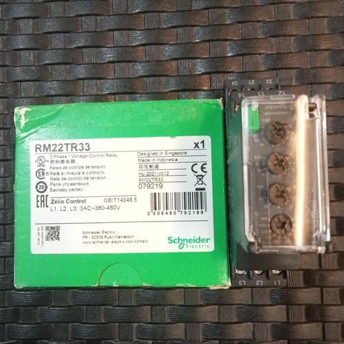 Jual VOLTAGE CONTROL RELAY SCHNEIDER RM22TR33 ORIGINAL - Kota Bandung ...