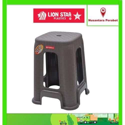 Jual LION STAR G-24 Satin High Stool (Bangku Baso Plastik Rajut ...