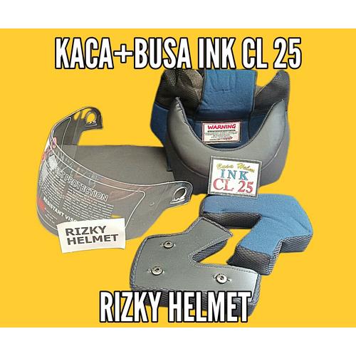 Jual Busa Helm INK cl25/Ink cl26 + Kaca Helm ink + Tali Helm + Lis ...