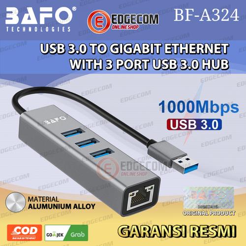 Jual BAFO USB 3.0 to Gigabit Ethernet With 3 Port USB 3.0 HUB BF-A324 ...