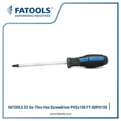 Jual FATOOLS SDPH150 S2 Hex 2x150 Obeng Plus Pukul Ketok Tembus Magnet ...