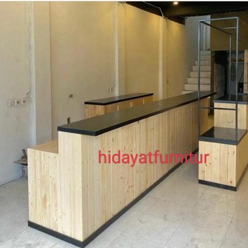 Jual meja bar minimalis / meja bar cafe kayu jati Belanda permiter ...