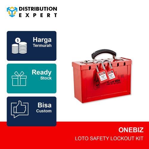 Jual Safety LOTO Box for Lockout Tagout Lock Devices up to 12 Padlocks ...