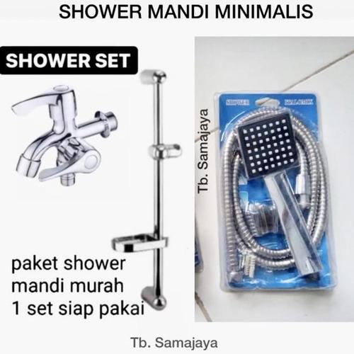 Jual JND-169 NEW !! SHOWER MANDI SET MINIMALIS .SHOWER TIANG . KEPALA ...