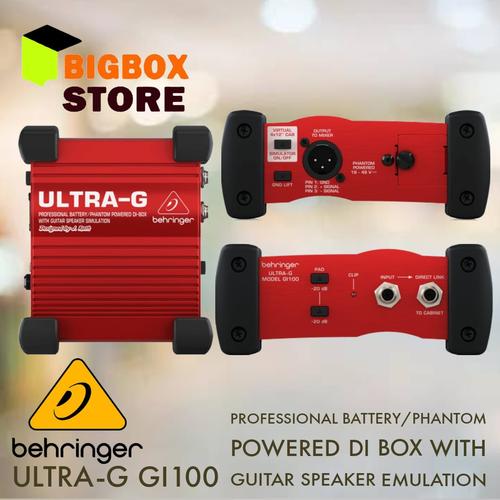 Promo Direct Box / DI Box Behringer Ultra-G GI100 / GI-100 / GI 100 ...