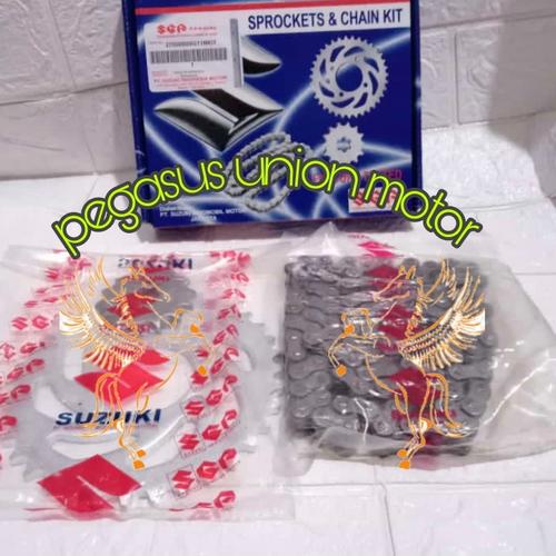 Jual Gearset Girset Rantai Motor Smash Old New Titan Shogun 125 ...