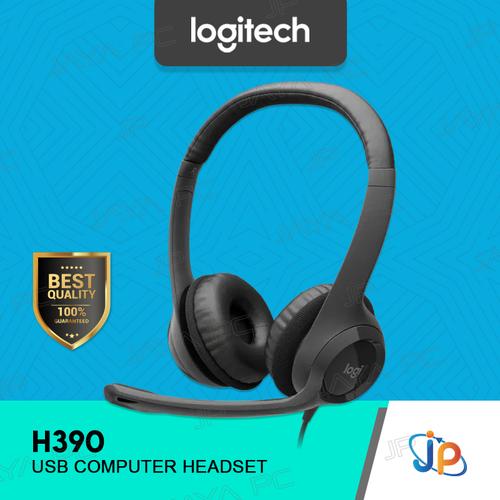 Promo Logitech H390 USB Computer Headset/ Headphone With Microphone Cicil 0% 3x - Jakarta Pusat ...