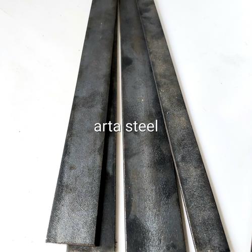 Jual plat strip besi tebal 4mm besi lonjoran besi potong - 50cm ...