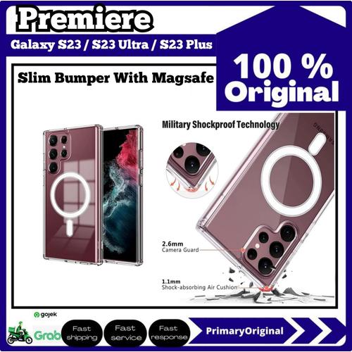 Promo Case Samsung Galaxy S23 Ultra Plus Slim Bumper With Magsafe - S23 ...