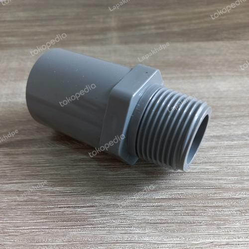 Jual Sok Drat Luar PVC AW Rucika dia. 1 inch x 3/4 inch - Kab ...