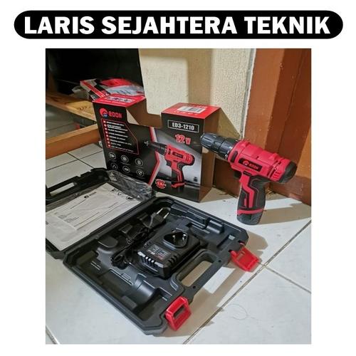 Jual Mesin Bor Batrai EDON ED3 1210 Cordless Drill 12 Volt - Jakarta ...