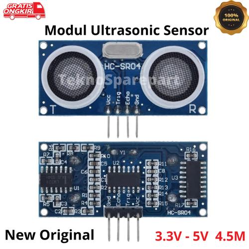 Jual HC-SR04 HC SR04 HCSR04 Ultrasonic Distance Measuring Transducer ...