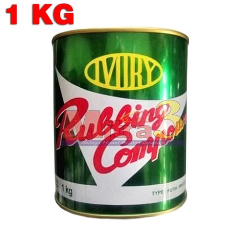 Jual Rubbing Compound IVORY 1 KG White / Kompon PUTIH Mebel Mobil Motor ...