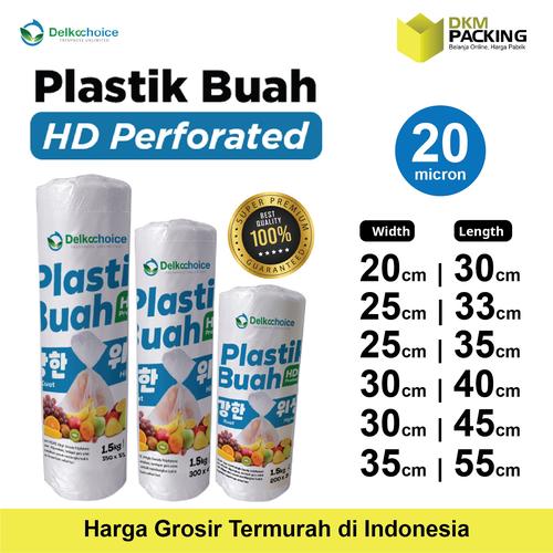 Jual PLASTIK HD ROLL BAG KANTONG BUAH SAYUR DAGING FOTOCOPY DELKOCHOICE ...