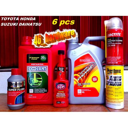 Jual PERTAMINA COOLANT PRIMA XP 10W40 OLI TOYOTA SUZUKI FLUSH STP ...