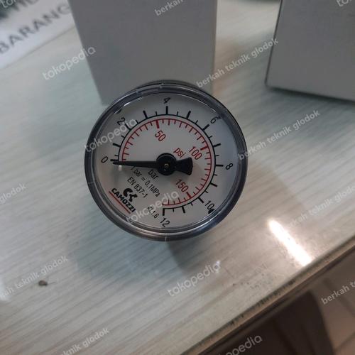 Jual PRESSURE GAUGE CAMOZZI M043-P12 1.5" 12BAR - Jakarta Barat ...
