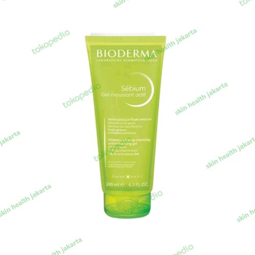 Jual Bioderma Sebium Gel Moussant Activ 200 ml - Facial Wash - Jakarta ...