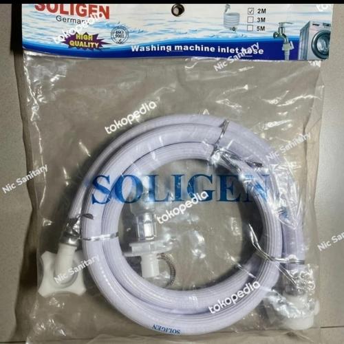 Jual selang mesin cuci INLET 2 METER SOLIGEN / selang inlet 2M SOLIGEN ...