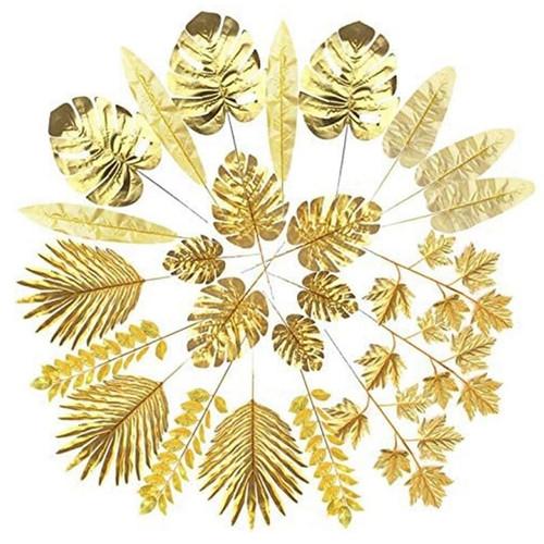 Jual (P1) Daun Artificial / Daun Gold / Daun Hias / Daun Plastik / Daun ...