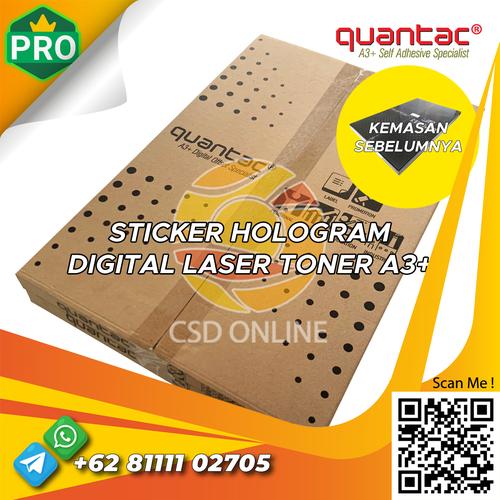 Jual Quantac Sticker Hologram Rainbow Vinyl A3+ Digital Print Laser ...