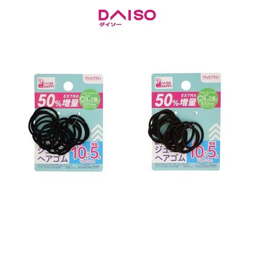 Jual Daiso Junior hair rubber -Thickness- 2mm - 10 pcs. + 5 pcs ...