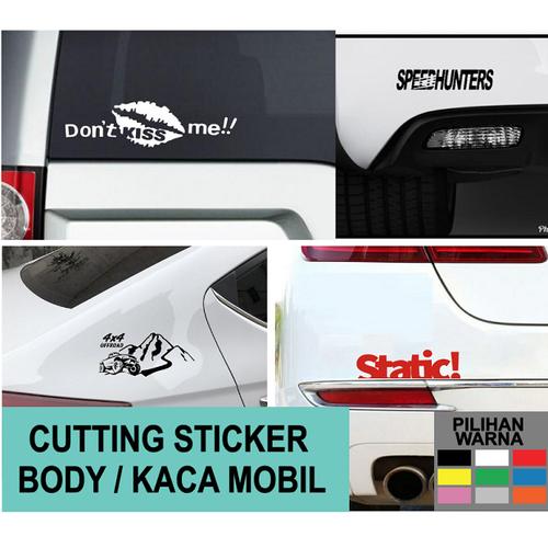 Jual Stiker Lucu Unik Body Kaca Mobil Cutting Sticker 4X4 Off Road ...