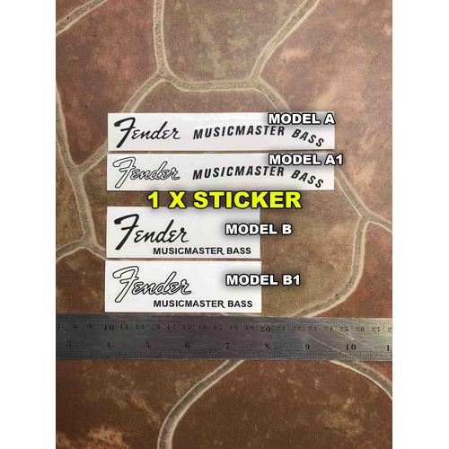 Jual Bass Fender Music Master Sticker Headstock Tempel Model Jazz ...