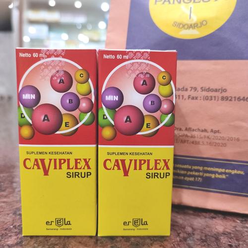 Jual Caviplex Syrup 1 Botol 60ml / Sirup Caviplek Cavipex Cafiplex ...