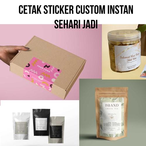 Jual Custom Cetak Sticker - Cetak Stiker Kemasan Produk - Stiker Label ...