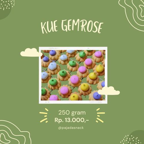 Jual biskuit gemrose / kue gemrose / kue kancing monas / snack jadul ...