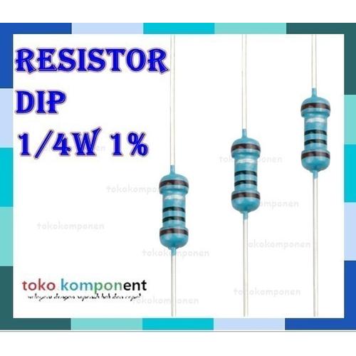 Jual 10pcs RESISTOR 1K 1K OHM 1/4W 1% METAL FILM - Kota Semarang - toko ...