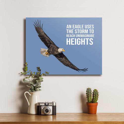 Jual Poster Quotes Eagle Elang Use The Storm - Dekorasi Hiasan Dinding ...