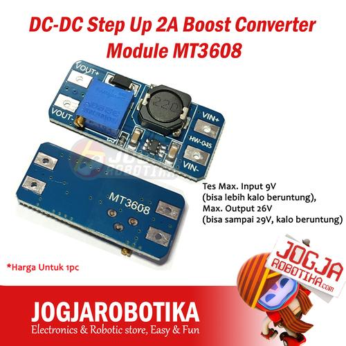 Jual DC-DC Step Up 2A Boost Converter Module MT3608 - Kab. Sleman ...