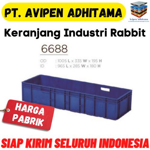 Jual Container Box Plastik Rabbit Type 6688 - Kab. Tangerang - Rabbit ...