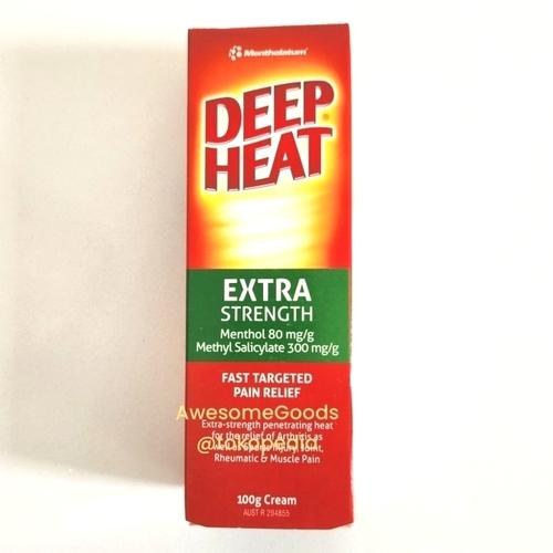 Jual Mentholatum Australia Deep Heat Extra Strength Cream 100g ...