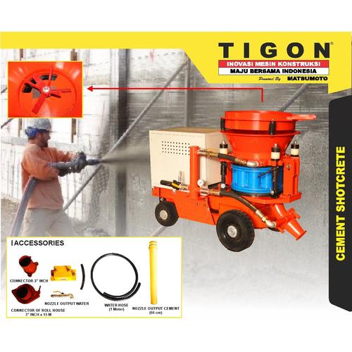 Jual MESIN PENYEMPROT SEMEN | TIGON CEMENT SHOTCRETE TCS-70 CE - Kab. Tangerang - JagonyaMesin ...