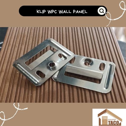 Jual klip WPC wall panel kisi kisi sistem paku atau baut bor/pcs - Kota ...