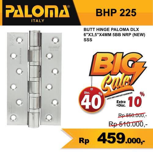 Jual BHP 225 PALOMA ENGSEL PINTU ENGSEL HINGE STAINLES SUS304 ENGSEL 6 ...