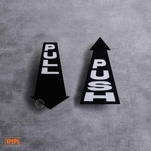 Jual Sign Push Pull Pintu Kaca Papan Tanda Akrilik Push Pull - INPI ...