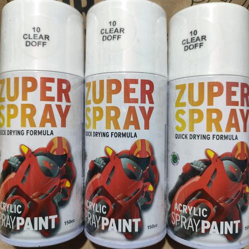 Jual Zuper Pilox Pilok Cat Semprot Warna Clear Doff Dop 10 150cc - Kota ...