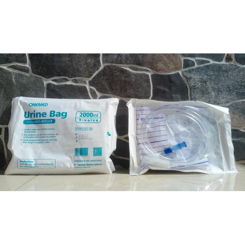 Jual Urine Bag Onemed Kantong Urin 2 Liter Urin Bag Onemed T-valve ...