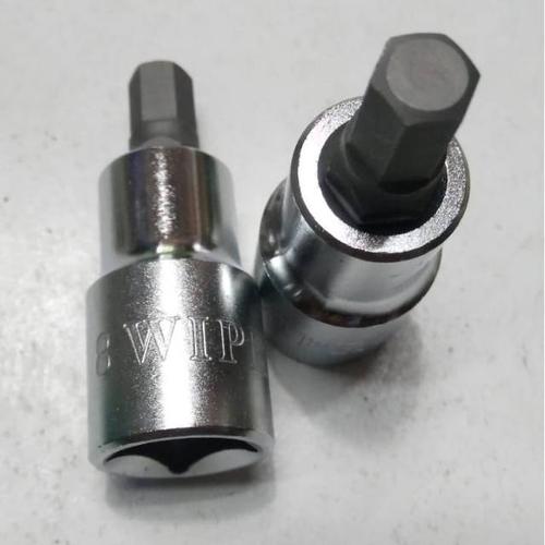 Jual WIPRO Mata Kunci Sok Socket Drive 1/2 " inch Hex Bit Shock L 4mm ...