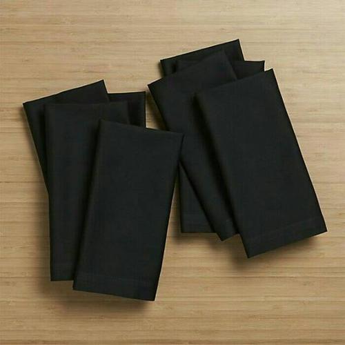 Jual Taplak meja polos katun warna hitam napkin tapkin serbet makan ...