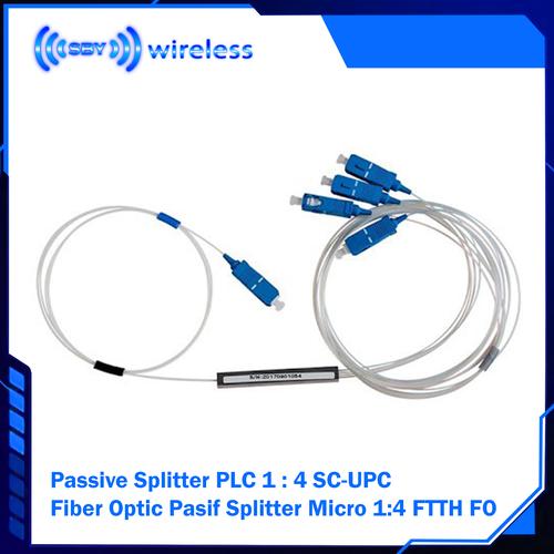 Jual Passive Splitter PLC 1 : 4 SC UPC Fiber Optic Pasif Splitter Micro ...
