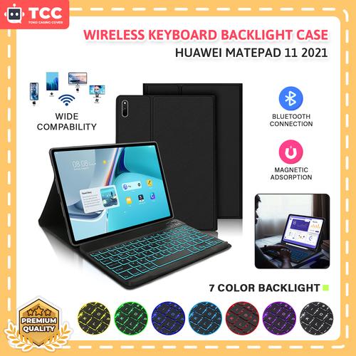 Jual Huawei MatePad 11 2021 Keyboard Backlit Backlight Case Sarung ...
