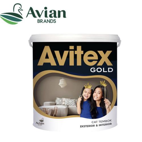 Promo Cat Tembok Interior Exterior Avitex Gold 5kg Avian Paint - SB ...
