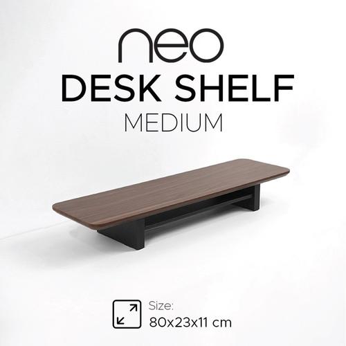 Jual Noir NEO Desk Shelf / Monitor Stand Riser Medium - Walnut ...