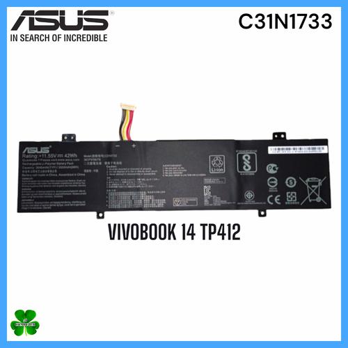 Jual BATERAI ASUS VIVOBOOK 14 TP412 TP412U TP412F B31N1733 ORIGINAL ...