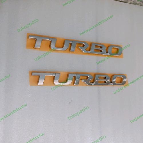 Jual Emblem merek tulisan Turbo chrome original. - Kota Bekasi ...